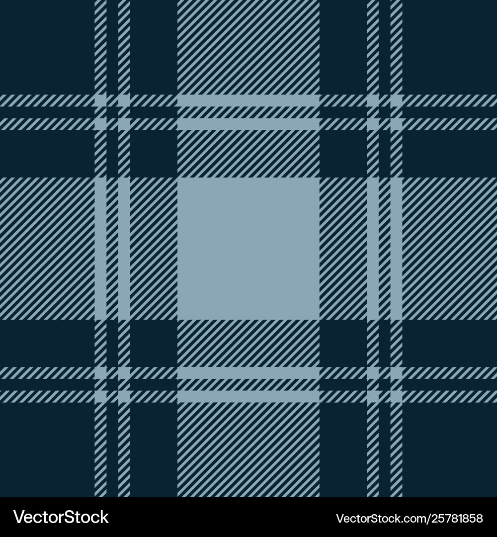 Blue tartan plaid seamless pattern Royalty Free Vector Image