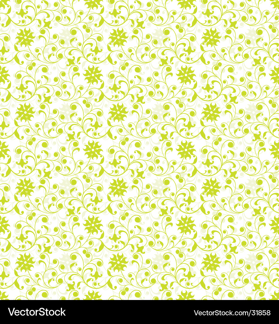 Floral Swirl Pattern Royalty Free Vector Image