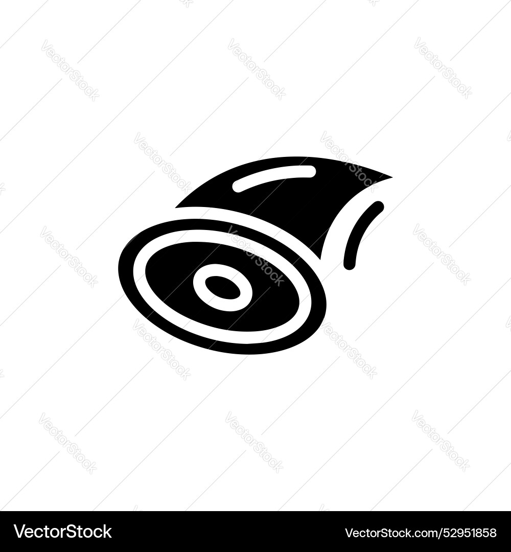Flying disc icon isolated on white background Vector Image