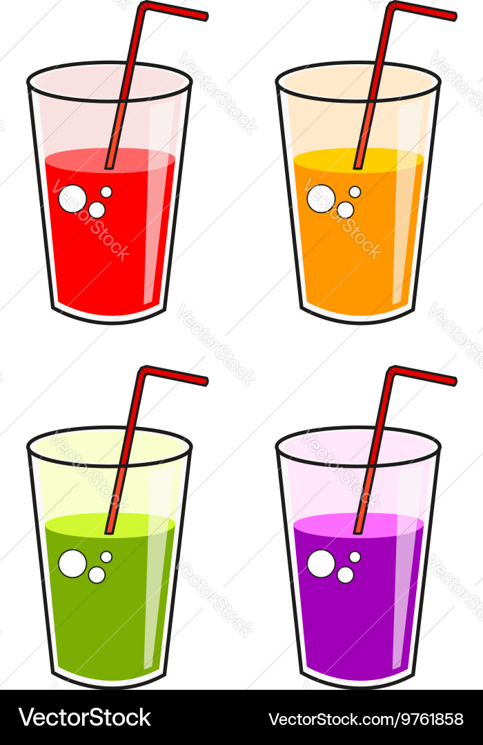 Juices Royalty Free Vector Image - VectorStock