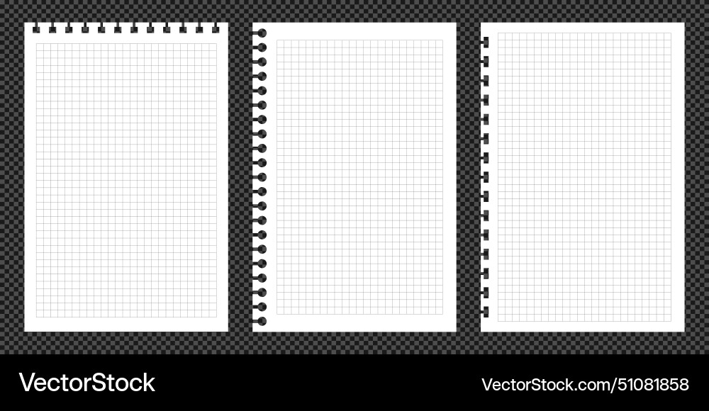 Sheet paper empty style set Royalty Free Vector Image