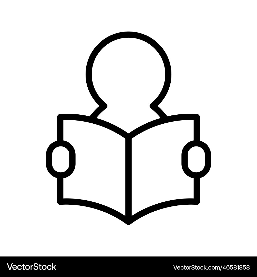 Studying icon Royalty Free Vector Image - VectorStock