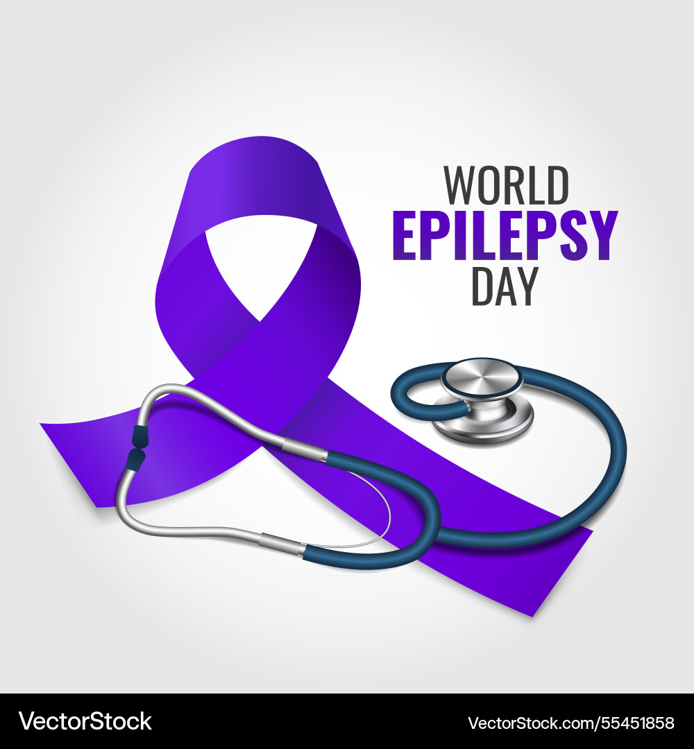 World epilepsy day Royalty Free Vector Image - VectorStock