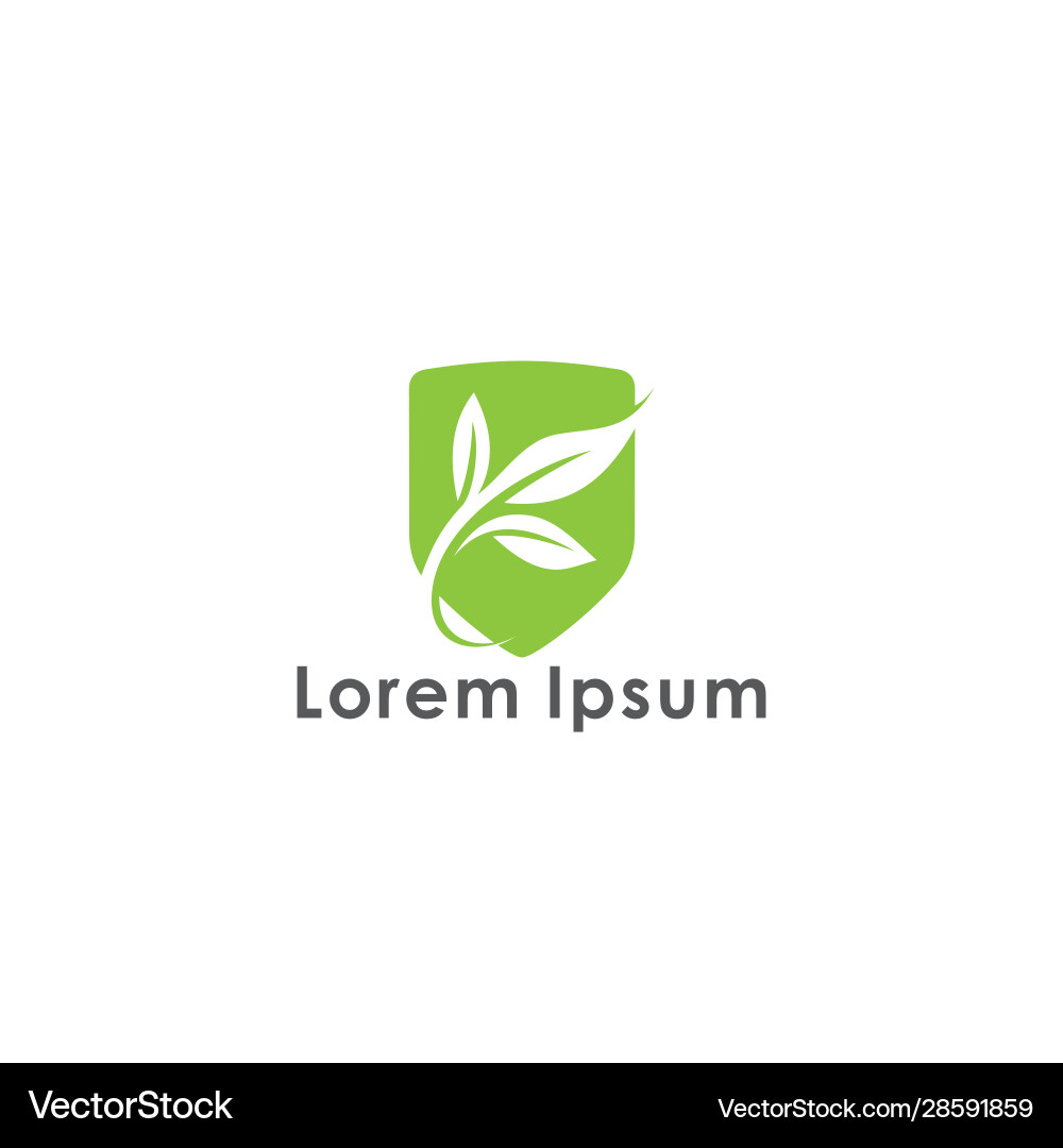 Abstract leaf logo design Royalty Free Vector Image