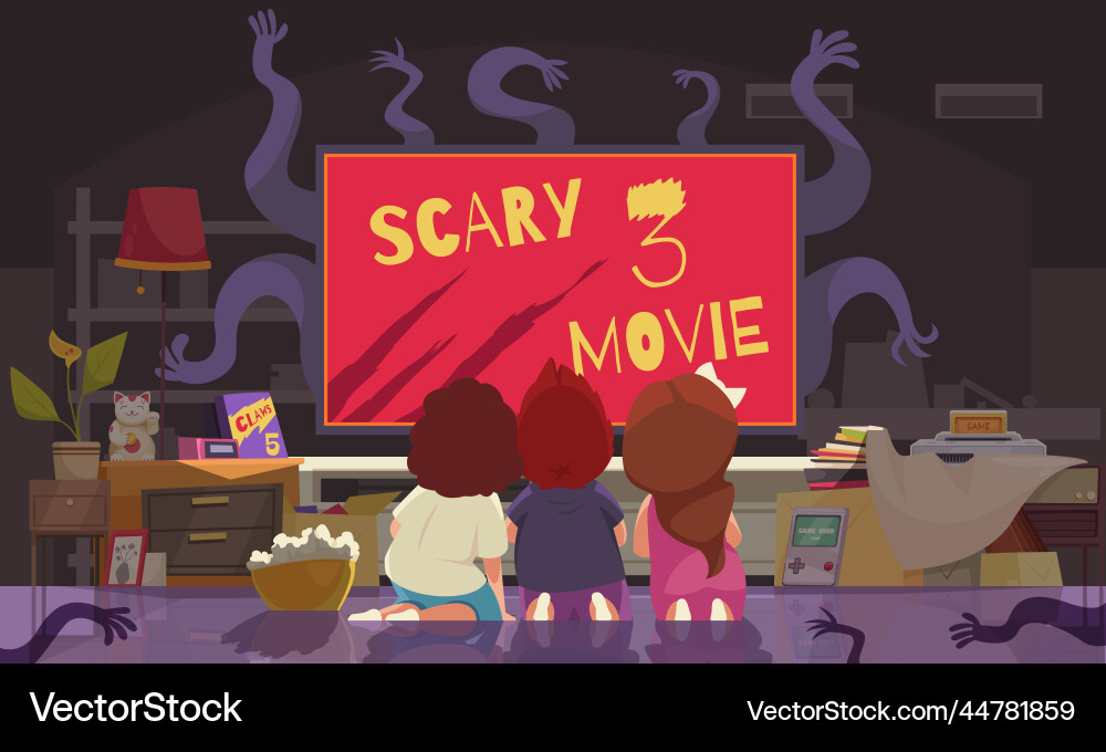 Children games cartoon Royalty Free Vector Image