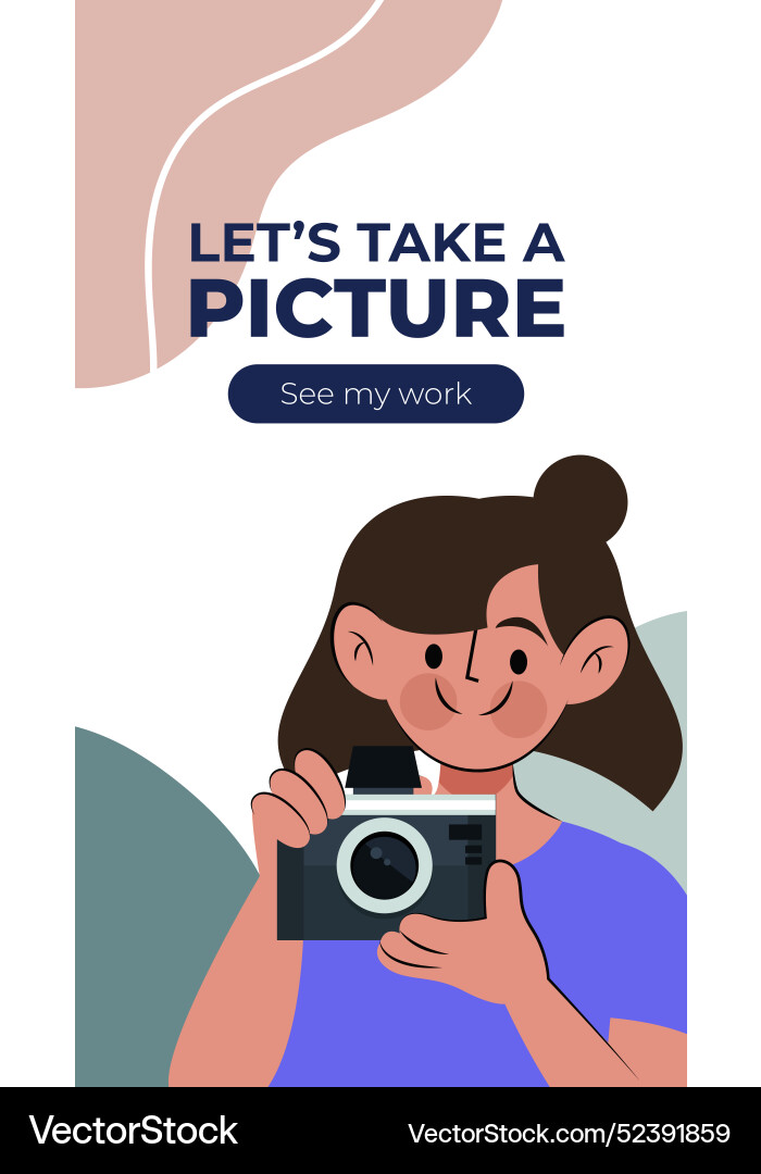 Flat Instagram Stories Collection Royalty Free Vector Image