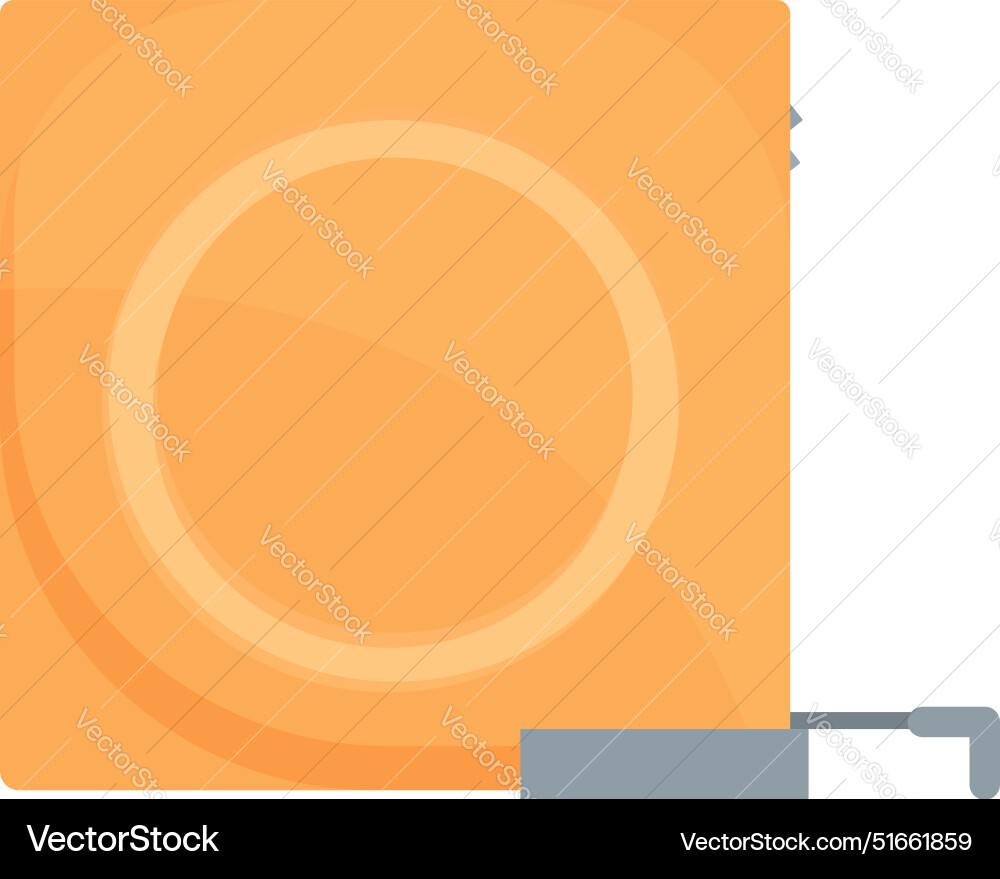Measuring tape icon showing length measurement Vector Image