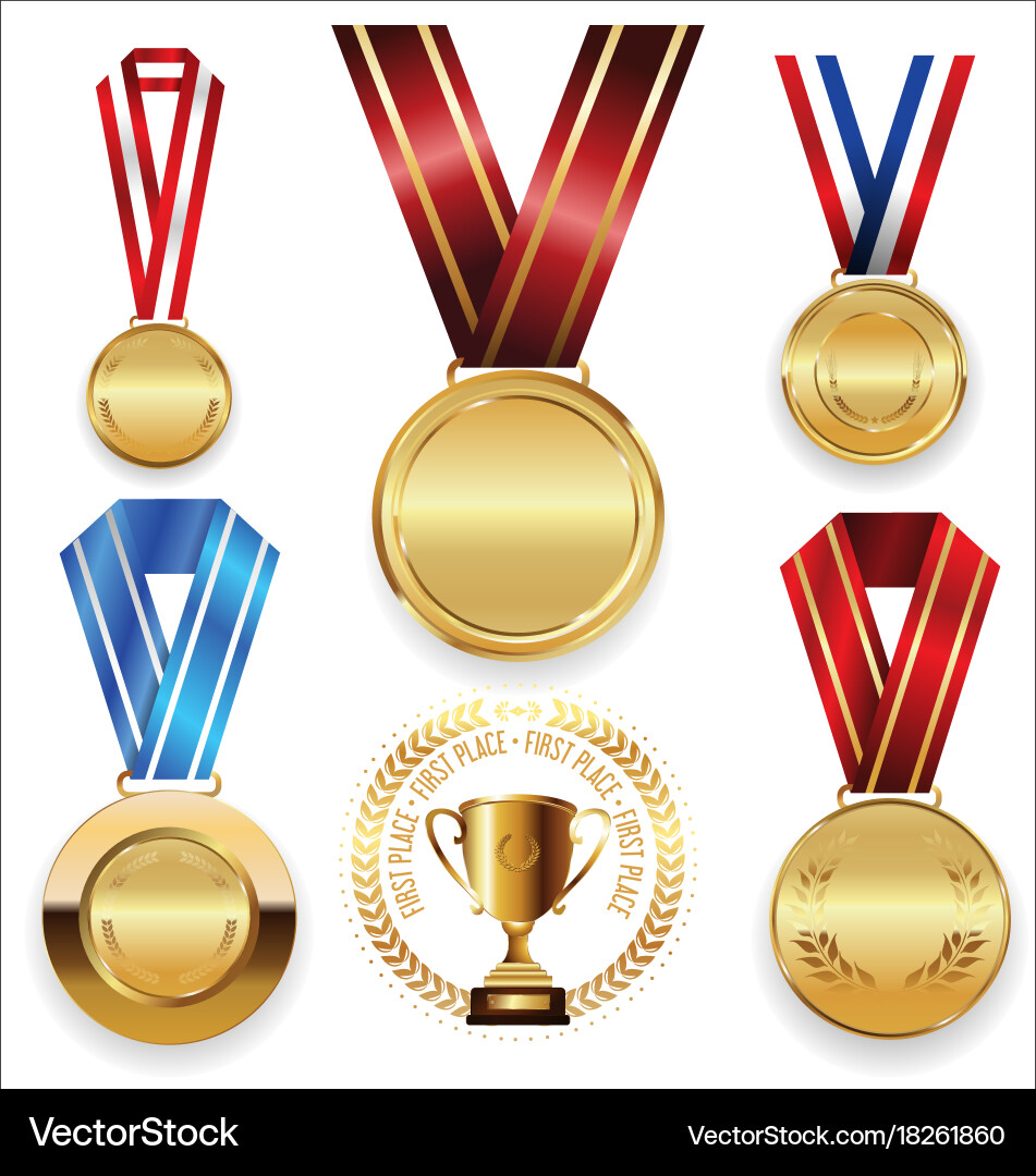 Celebration Awards & Trophies Royalty Free Vector Image
