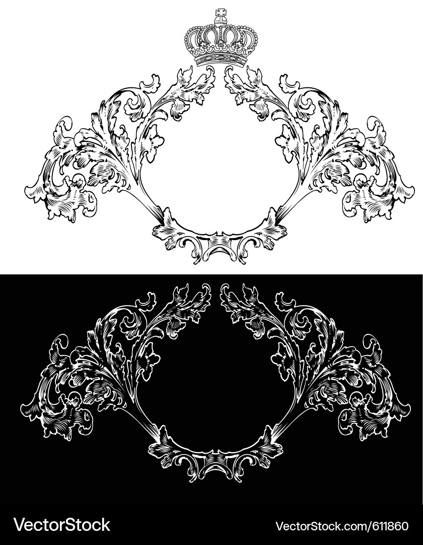Royal frames Royalty Free Vector Image - VectorStock