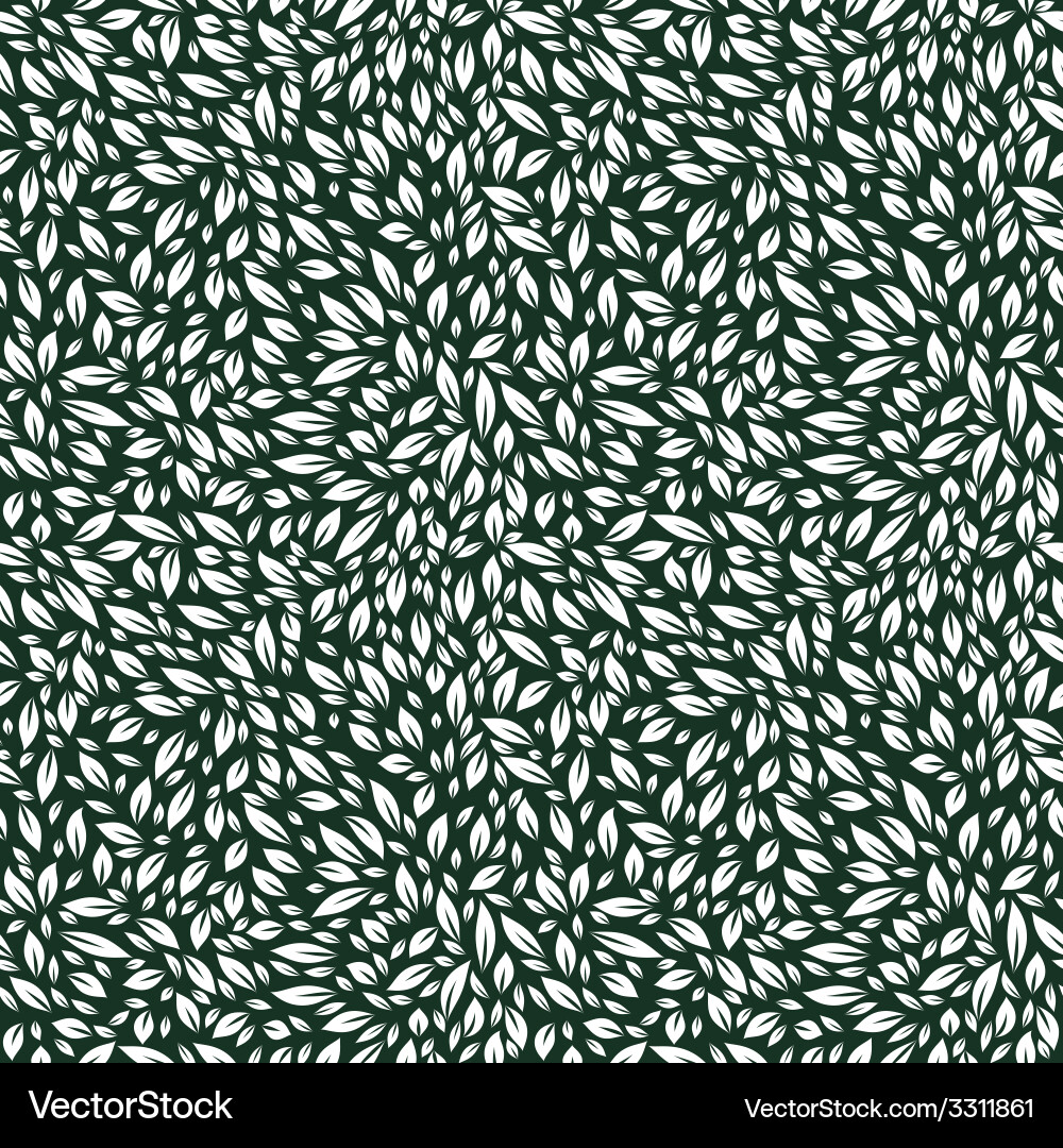 Forest leaf pattern Royalty Free Vector Image - VectorStock