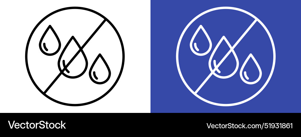 No leakage warning sign prevent fluid spills Vector Image