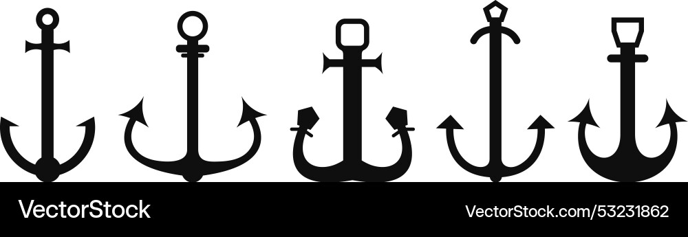 Anchor Royalty Free Vector Image - VectorStock