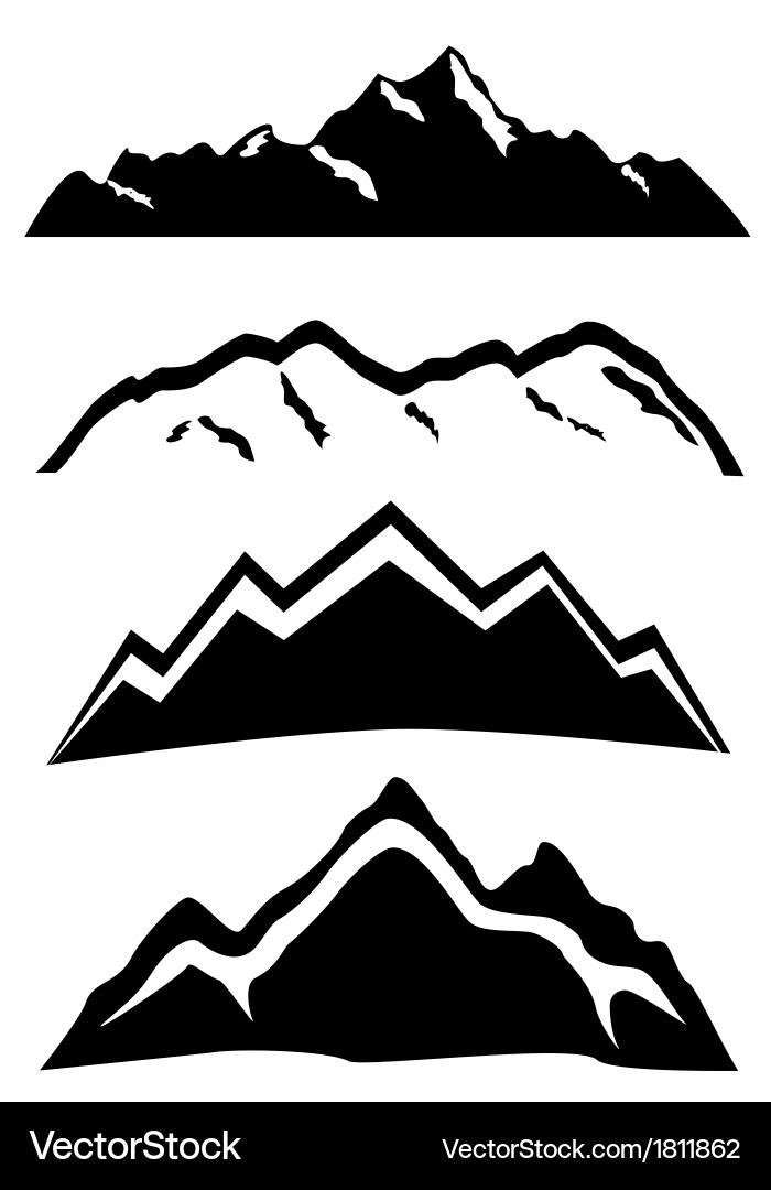 Mountains Royalty Free Vector Image - VectorStock