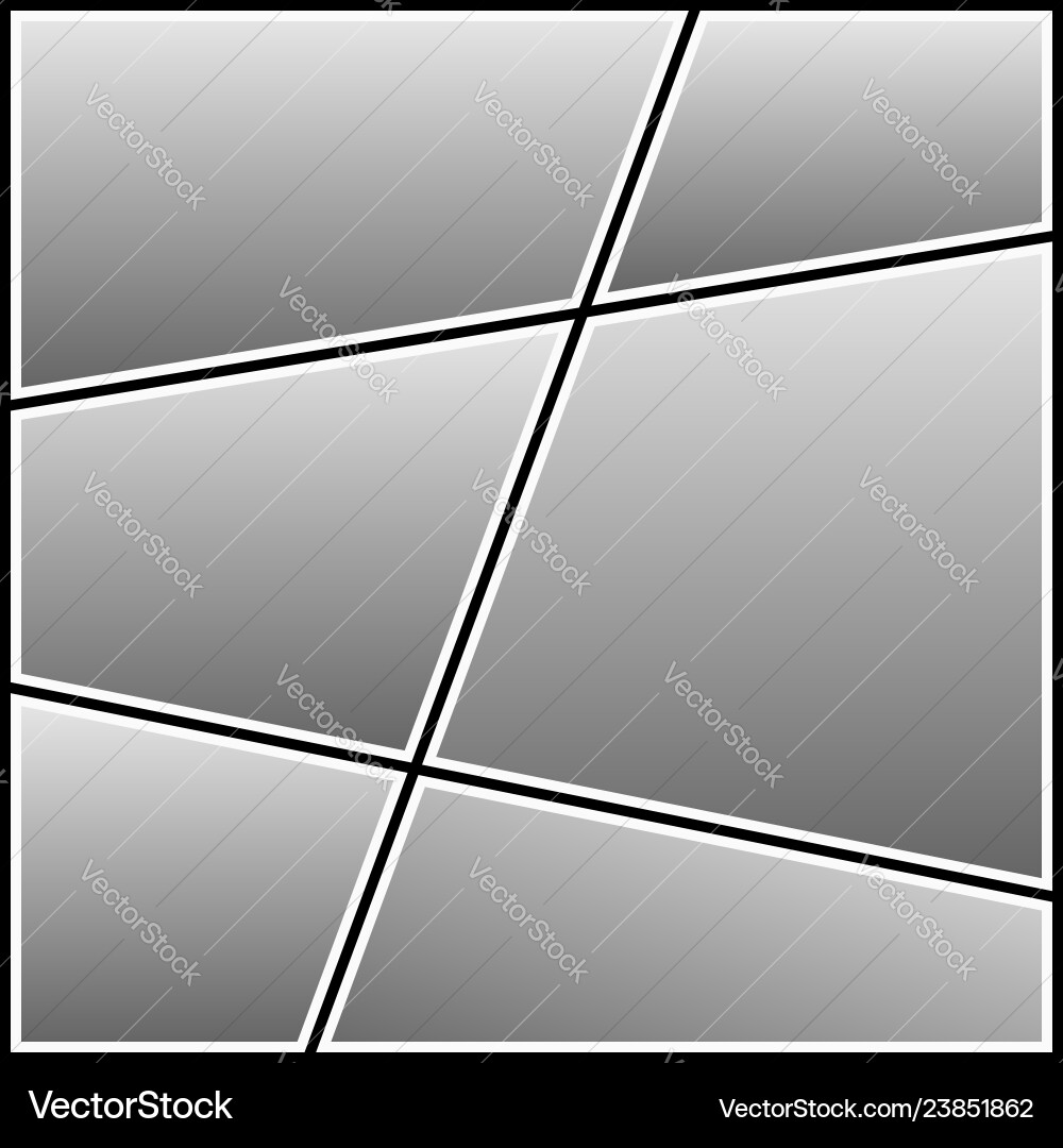 Photo collage template Royalty Free Vector Image