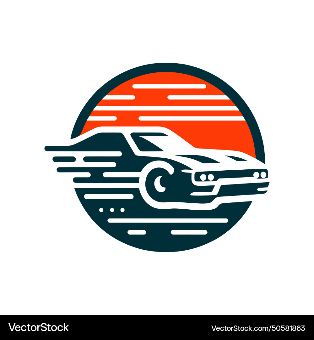 Car drift logo Royalty Free Vector Image - VectorStock