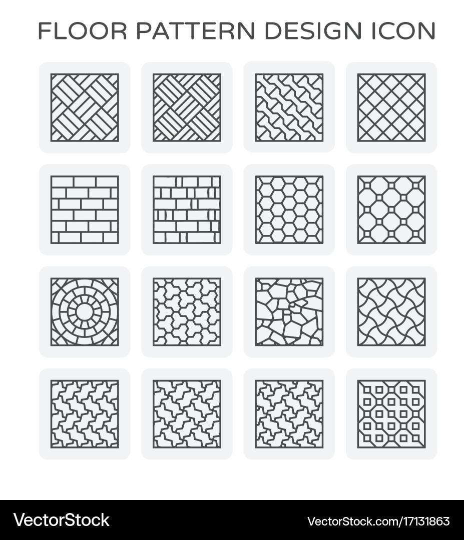 Floor pattern icon Royalty Free Vector Image - VectorStock