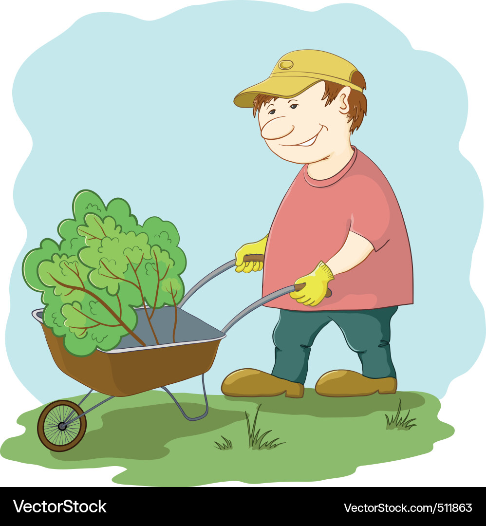 Gardener Royalty Free Vector Image - VectorStock