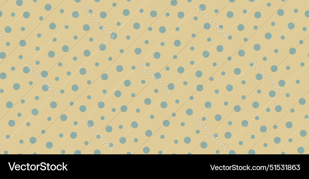 Green random dots on a yellow background seamless Vector Image