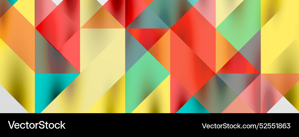 Tech minimal overlapping triangle shapes elements Vector Image