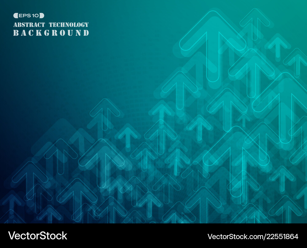 Blue gradient of vertical technology futuristic Vector Image