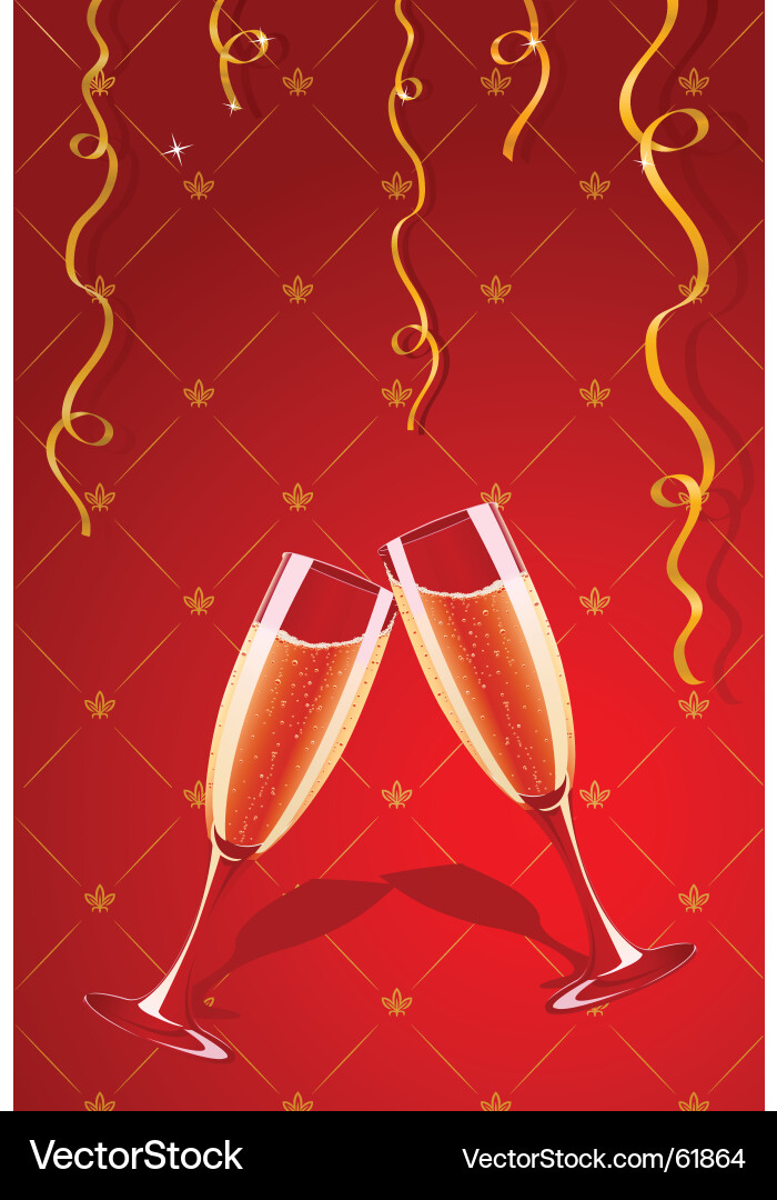Champagne Royalty Free Vector Image - VectorStock