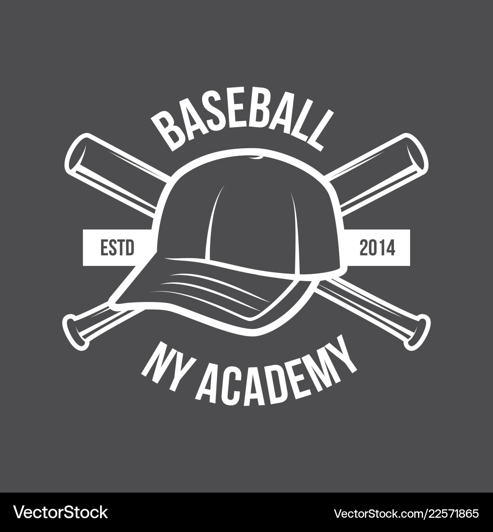 Baseball logo and insignia Royalty Free Vector Image