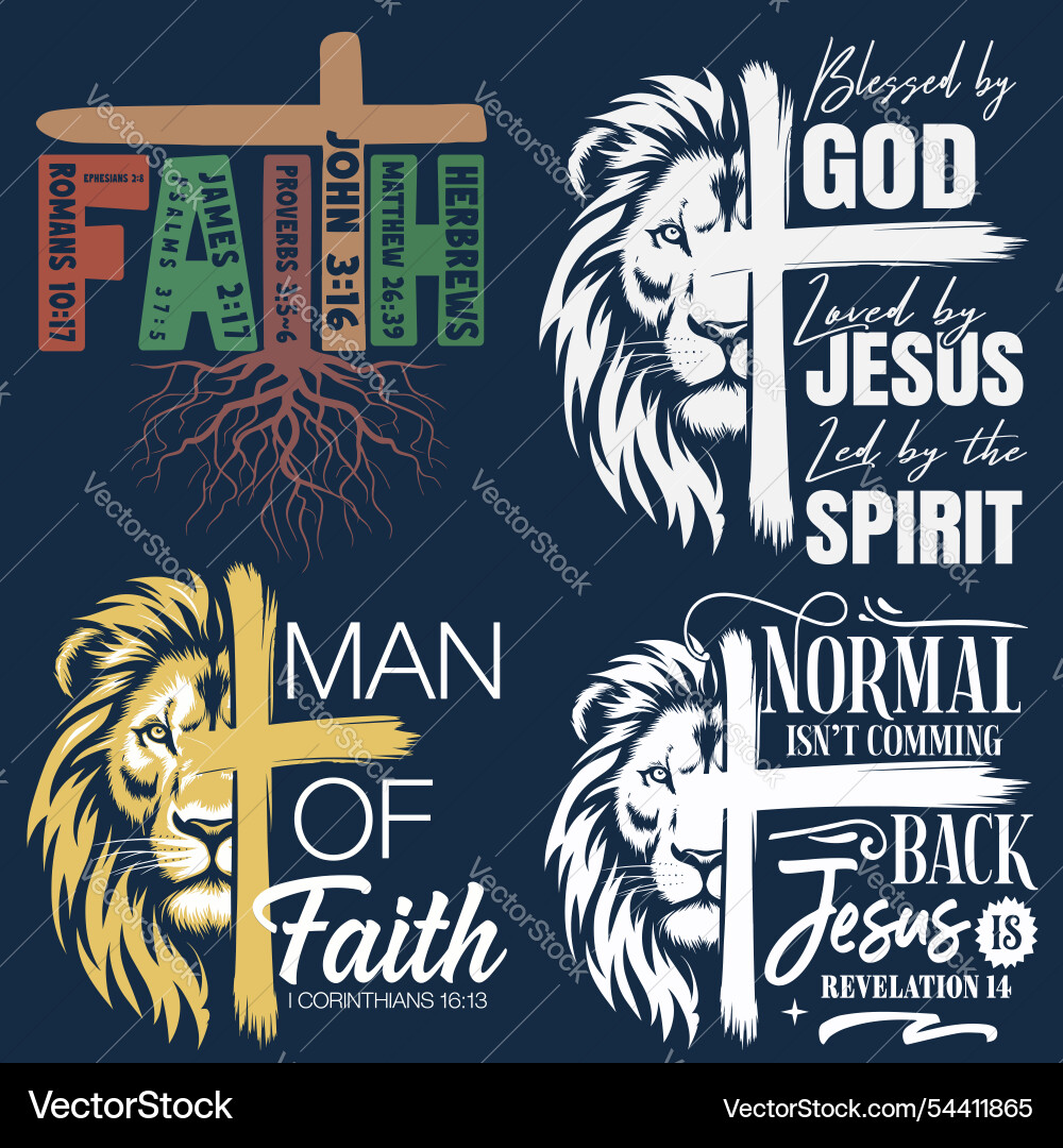 Christian Scripture SVG Bundle – Royalty-Free Vector | VectorStock