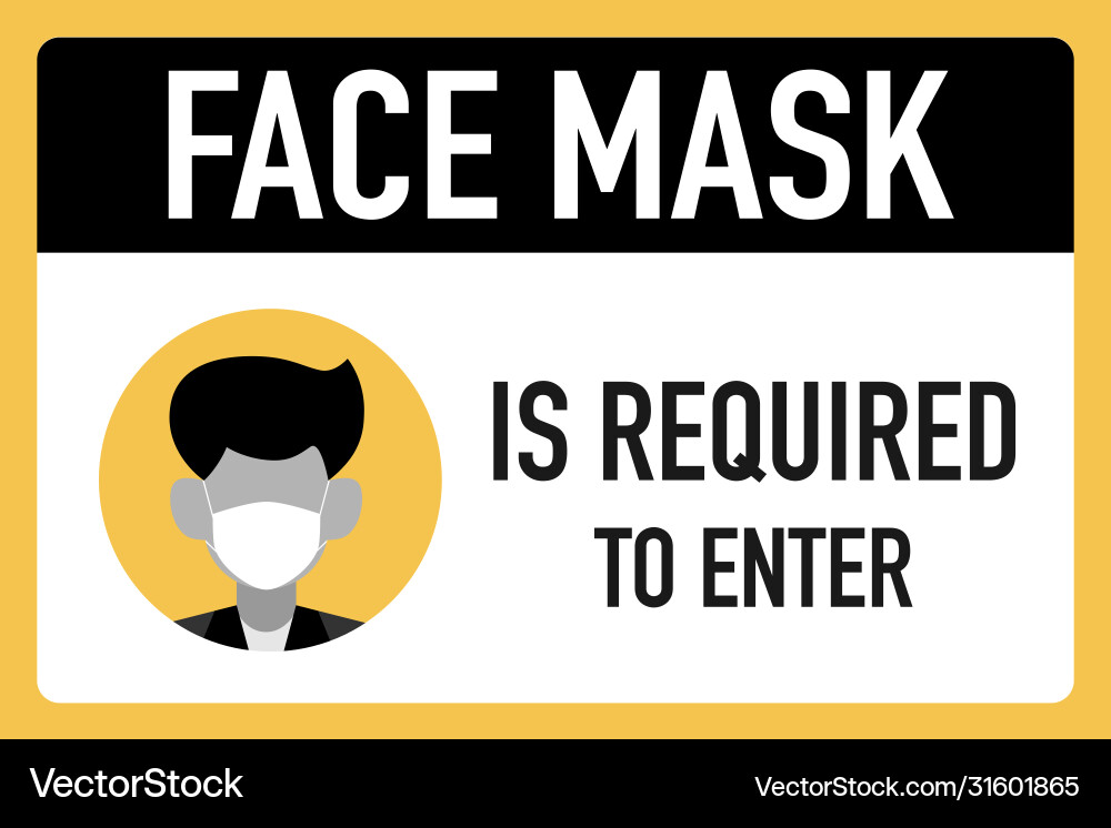 Face Mask Signage Vector Images (over 340)