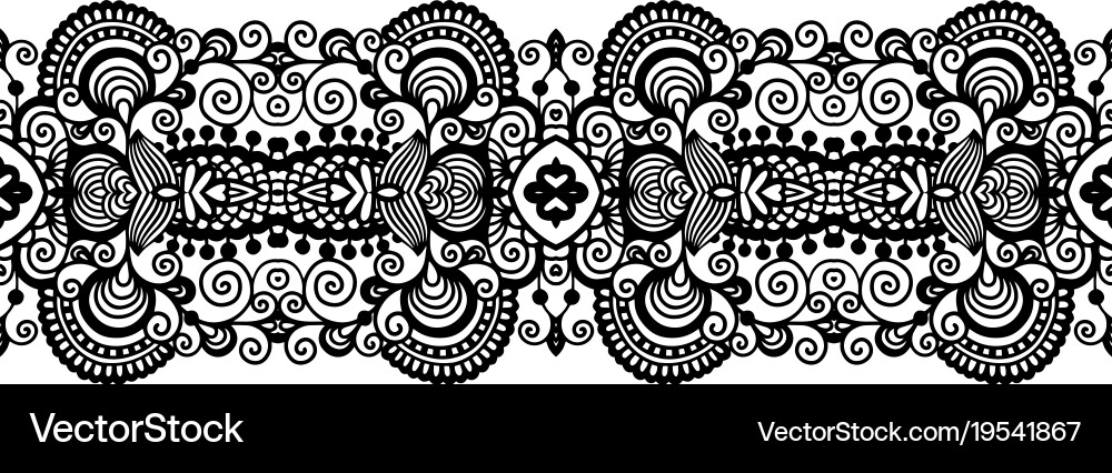 Decorative ornate design stripe pattern ethnic Vector Image