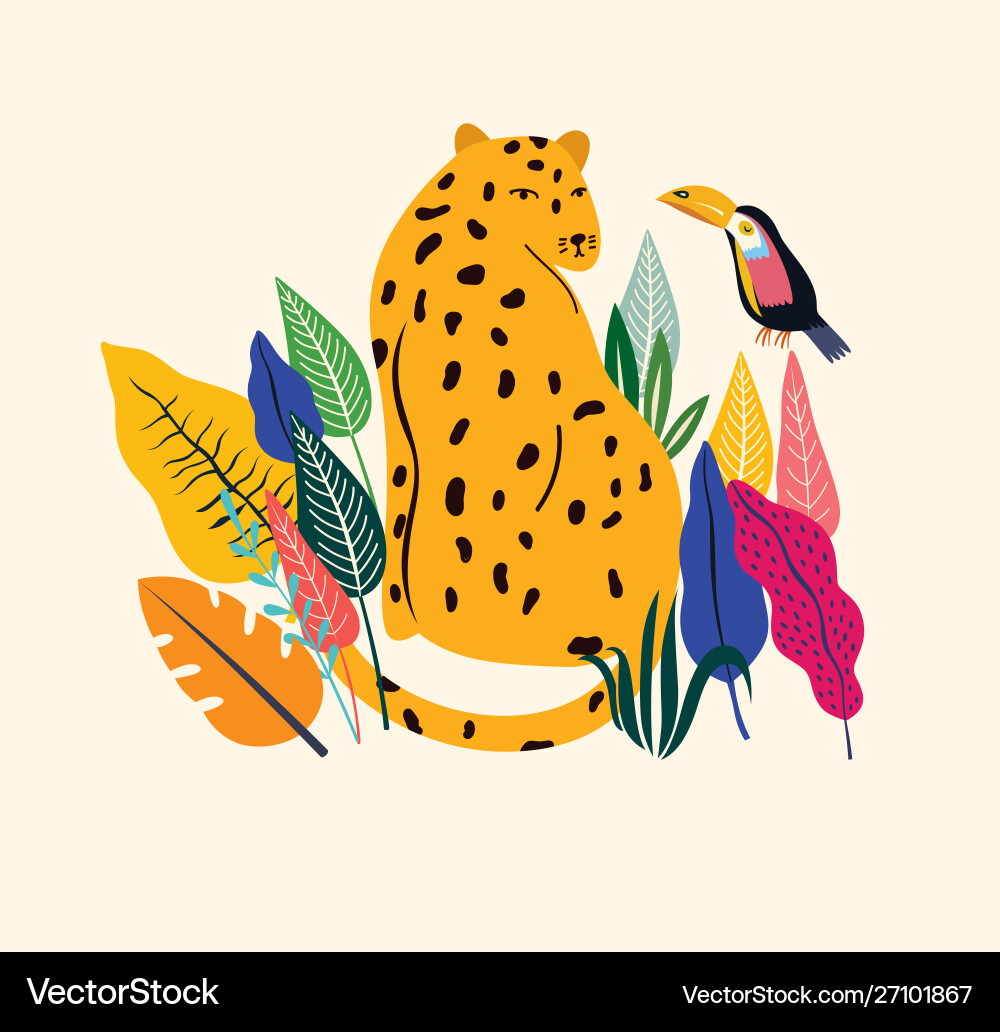 Leopard Royalty Free Vector Image - VectorStock