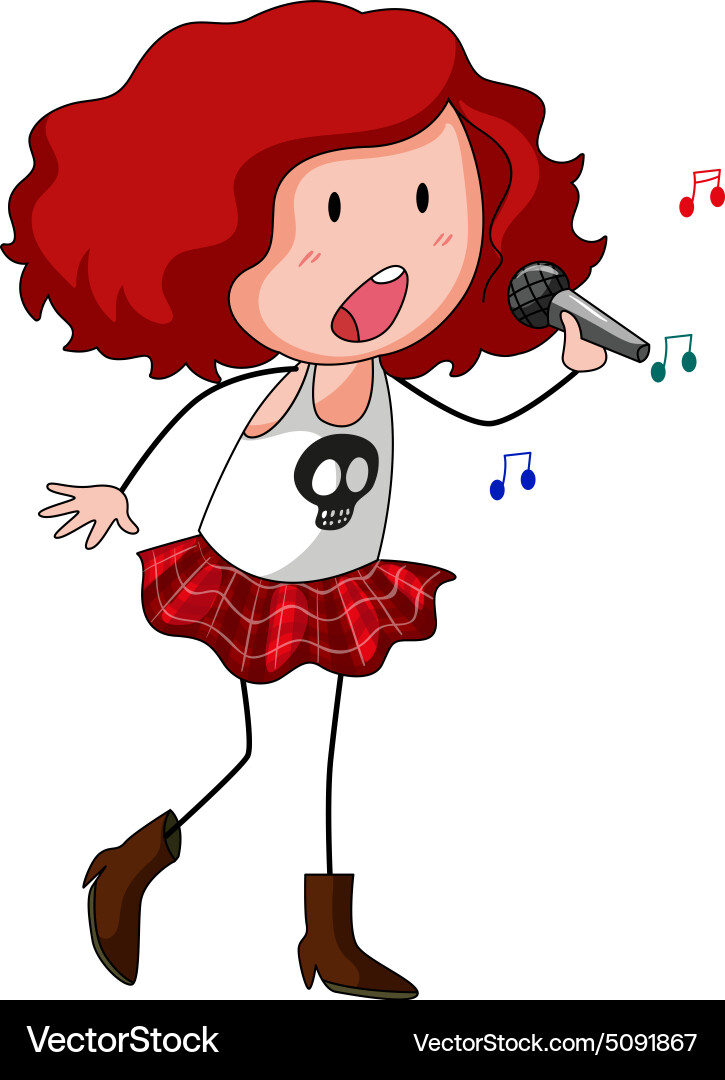 Singer Royalty Free Vector Image - VectorStock