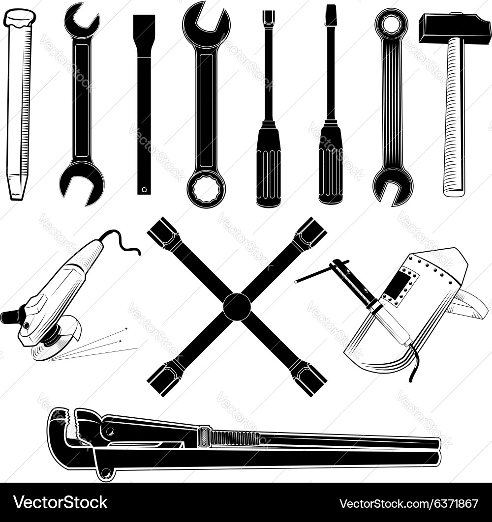 Tools Royalty Free Vector Image - VectorStock