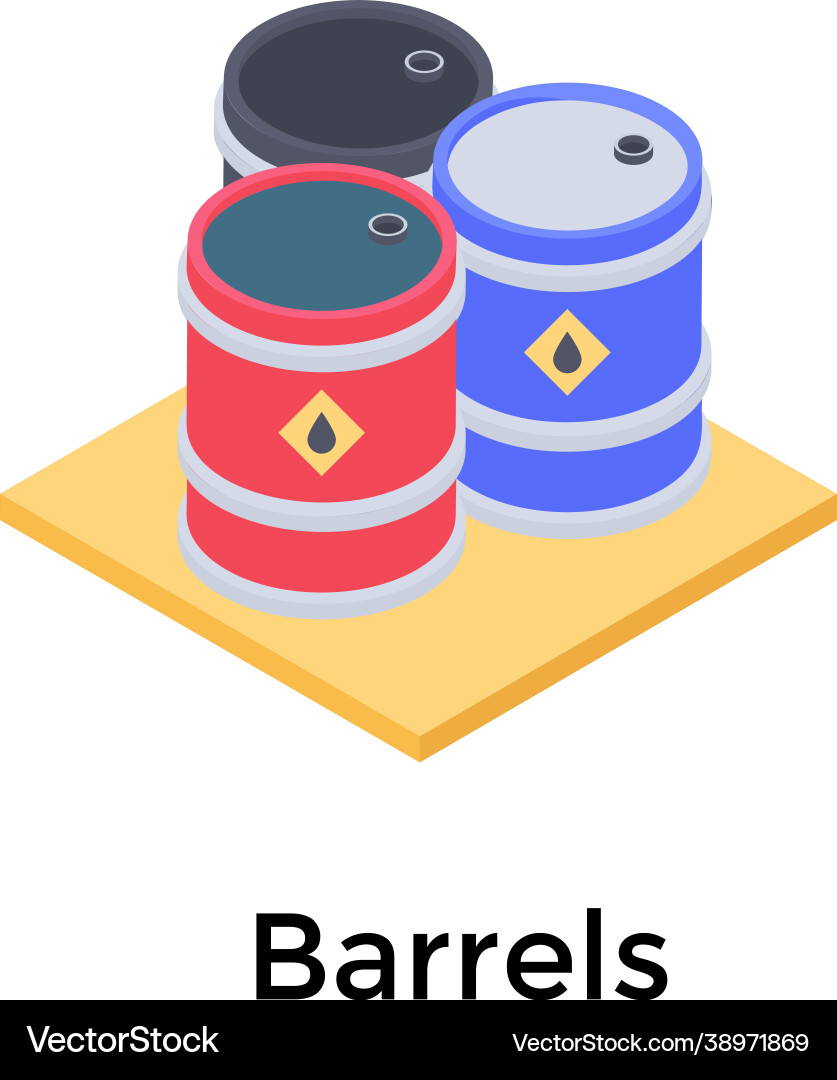 Barrels Royalty Free Vector Image - VectorStock