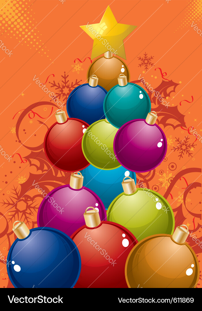Christmas tree Royalty Free Vector Image - VectorStock