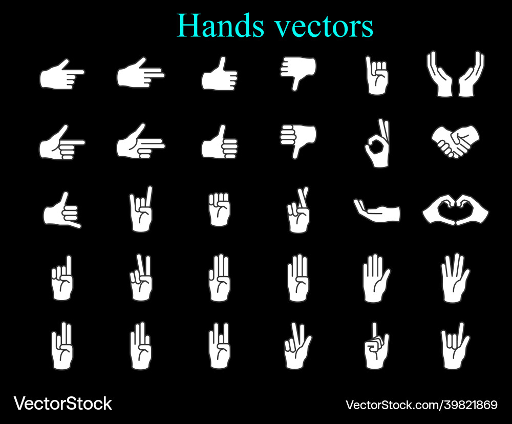 Hands Royalty Free Vector Image - VectorStock