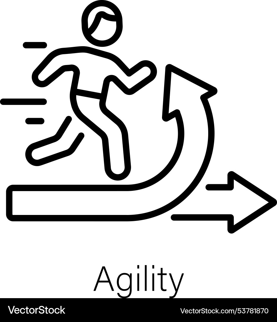 Agility Royalty Free Vector Image - VectorStock