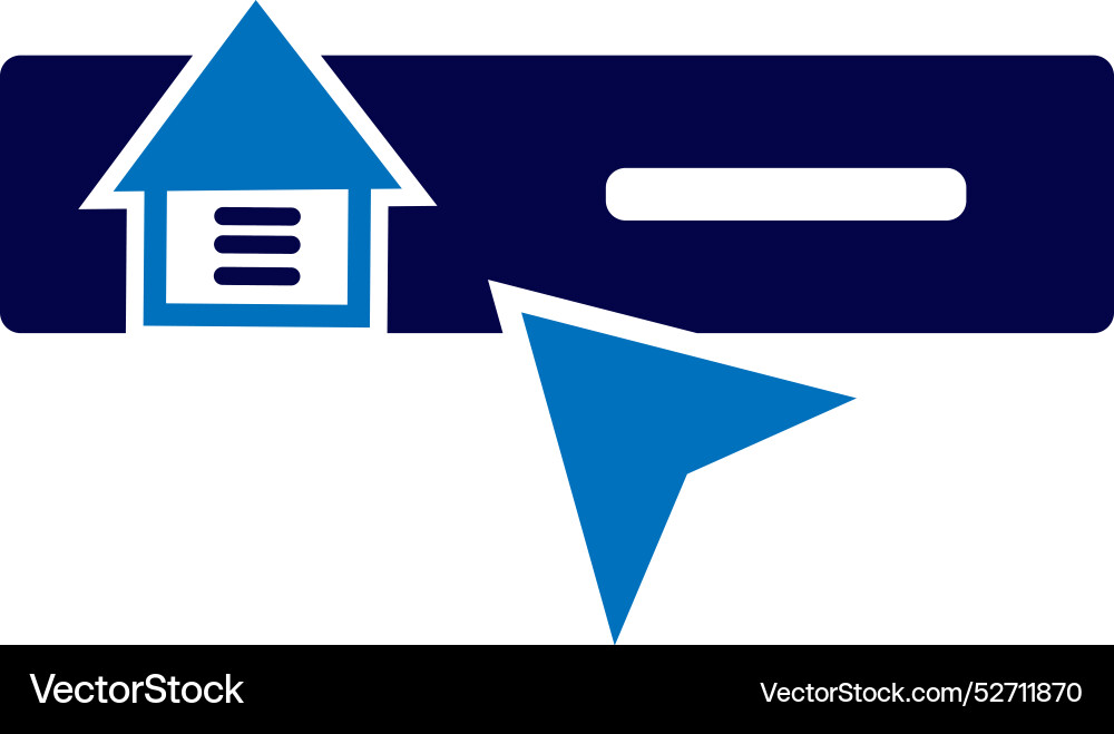Web Menu Click Nav Bar Scrolling Icon Royalty Free Vector