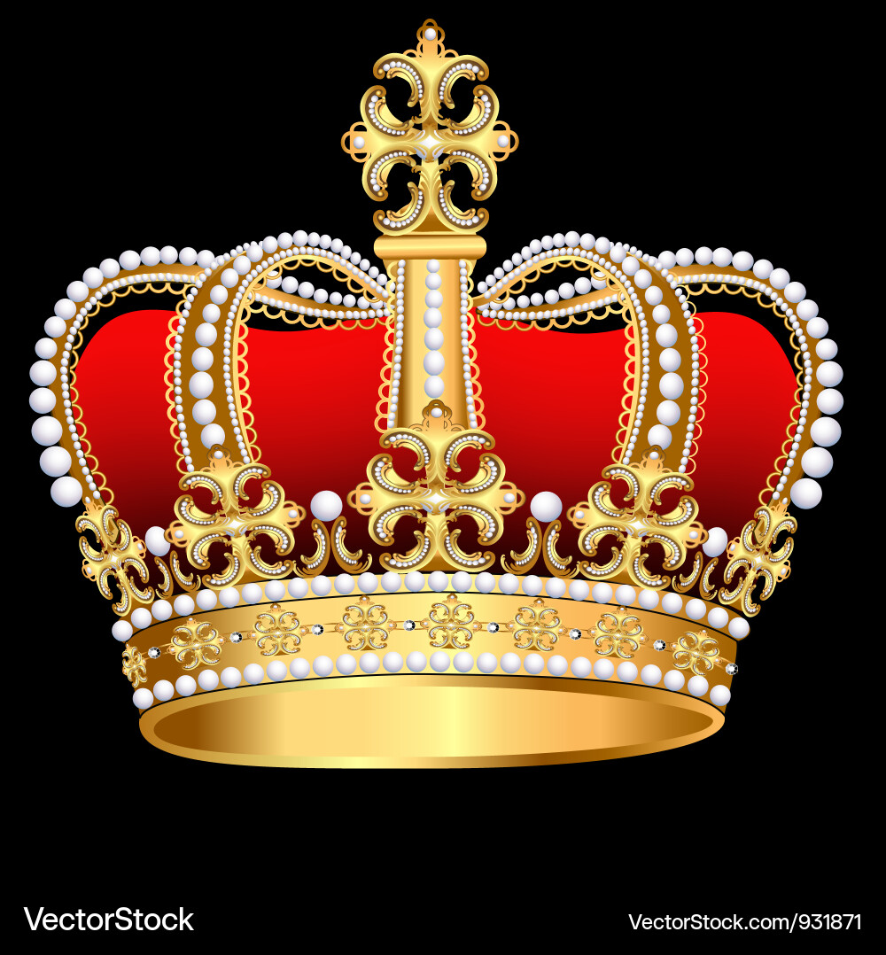 Royal Crown Royalty Free Vector Image Vectorstock
