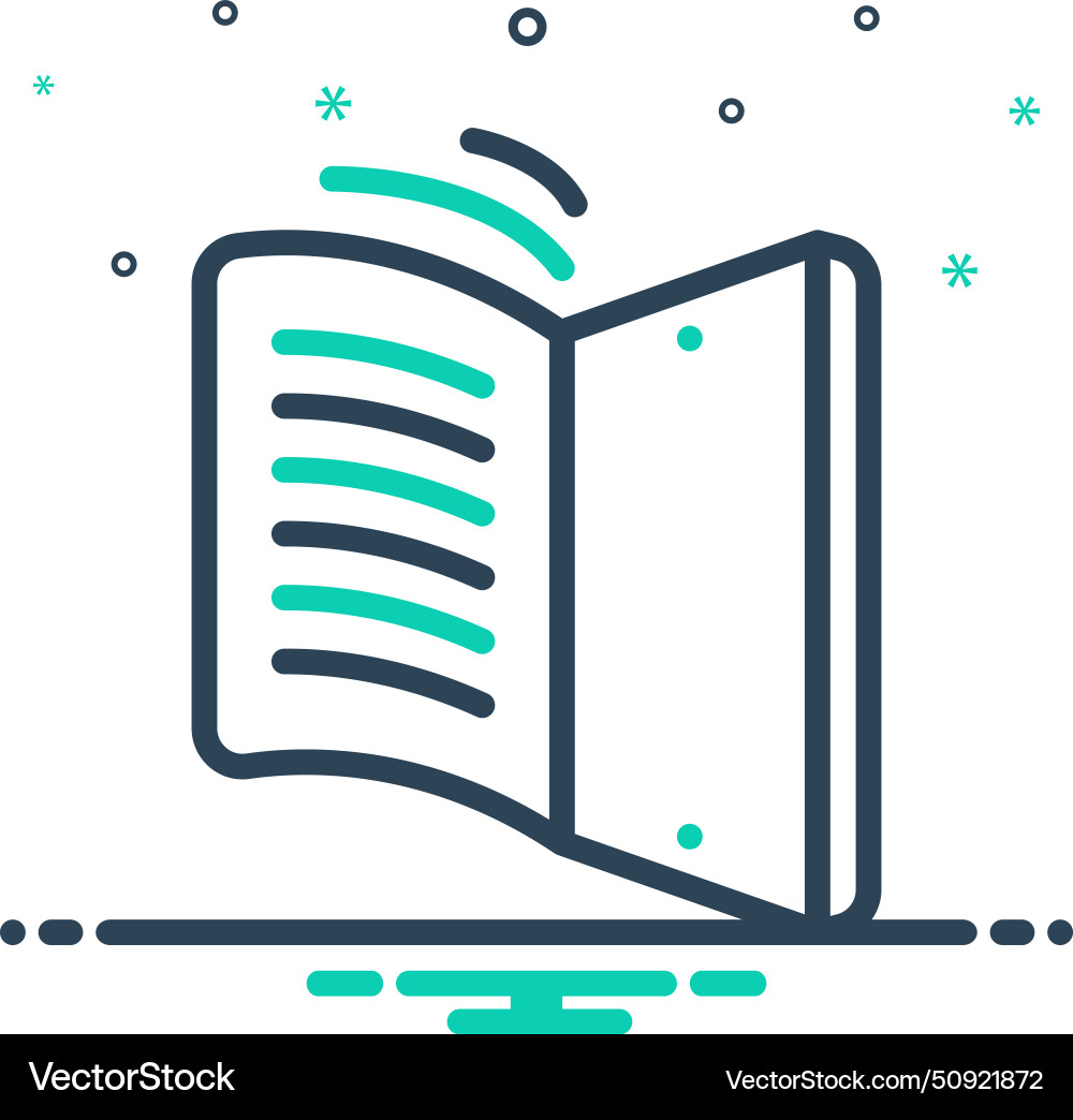 E book Royalty Free Vector Image - VectorStock