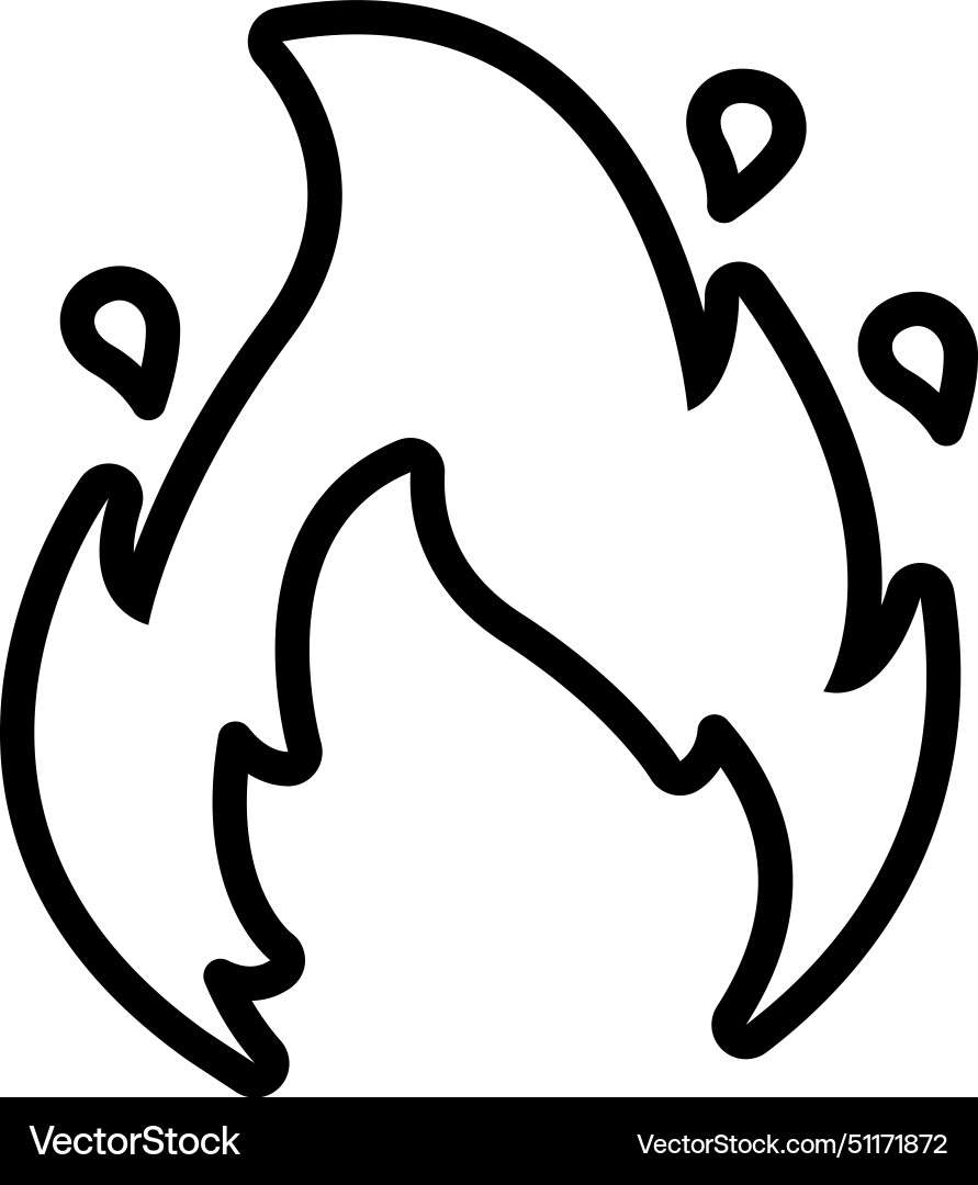 Fire Royalty Free Vector Image - VectorStock