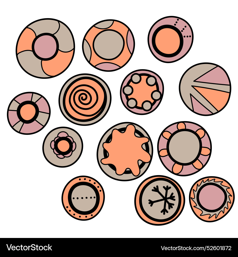 Geometric aboriginal art icon ethnic tribal Vector Image