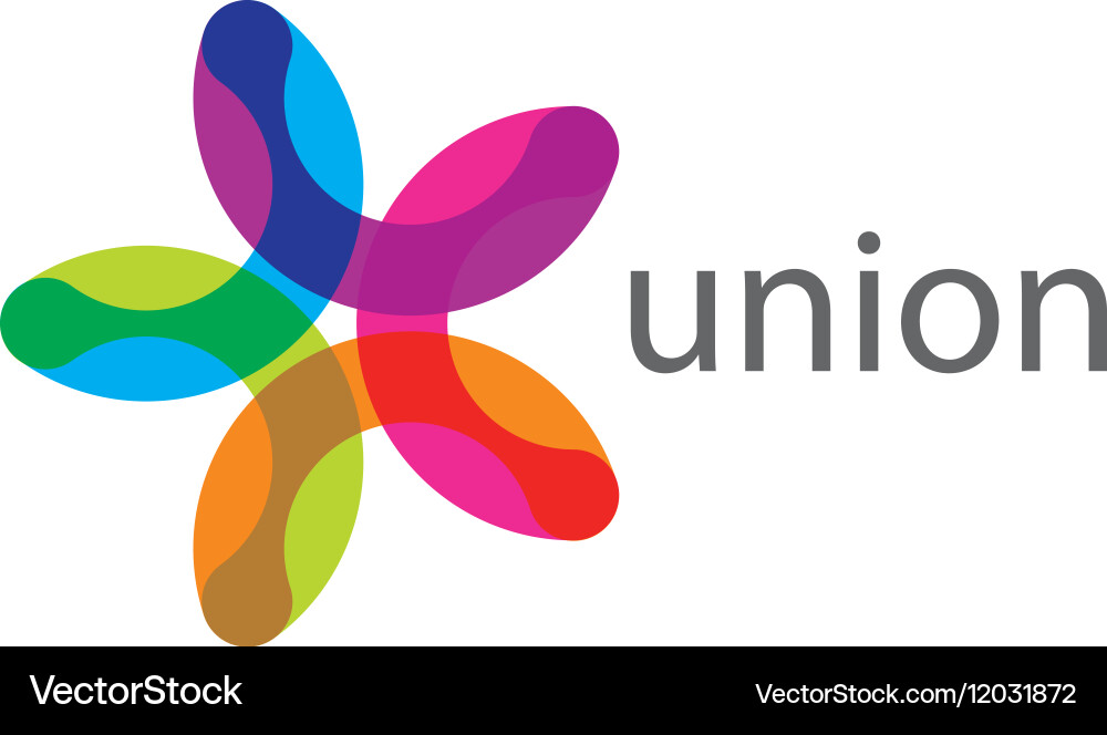 Logo union Royalty Free Vector Image - VectorStock