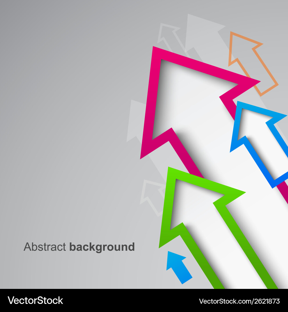 Abstract arrow background eps10 Royalty Free Vector Image