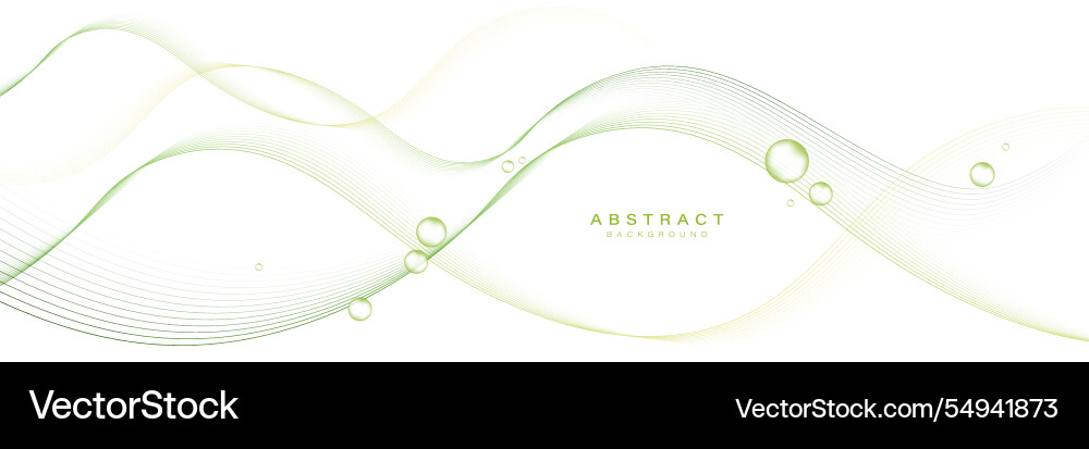 Abstract Green Water Wave Background Royalty Free Vector