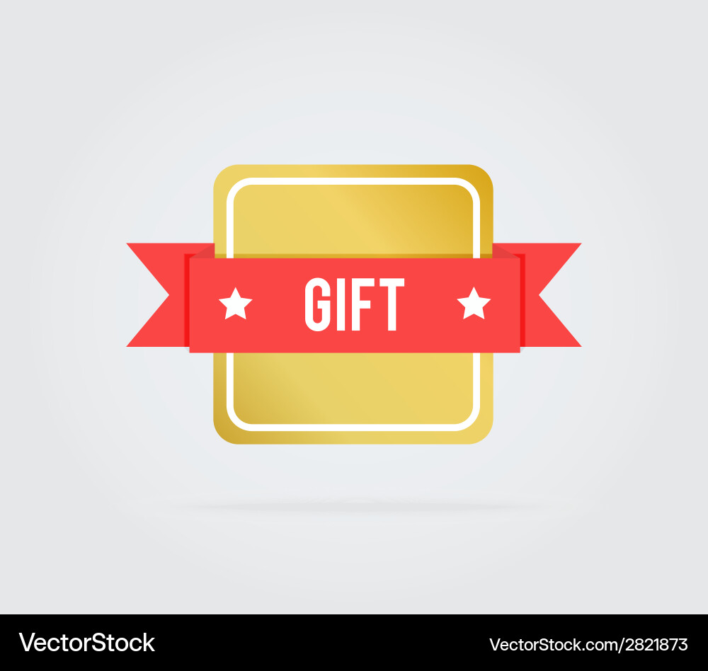 Gift card tag Royalty Free Vector Image - VectorStock