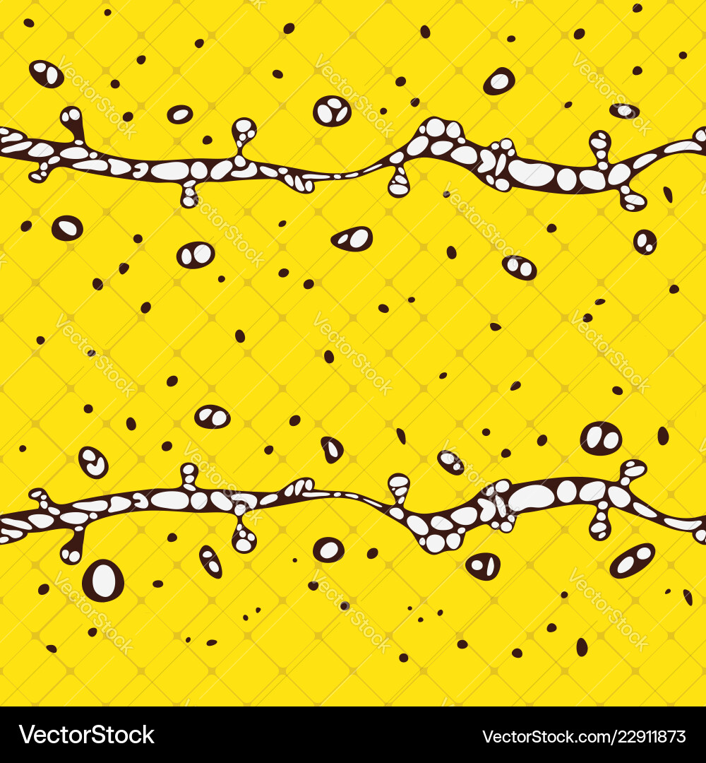 Snake Skin Pattern - Yellow & Green Royalty Free Vector
