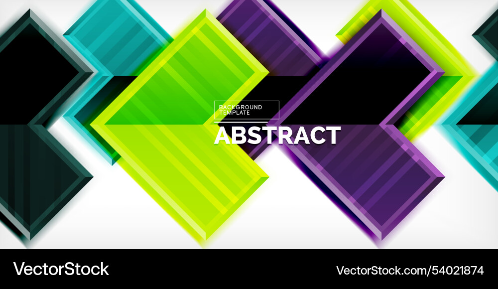 Arrow symbols created with 3d effects and line Vector Image