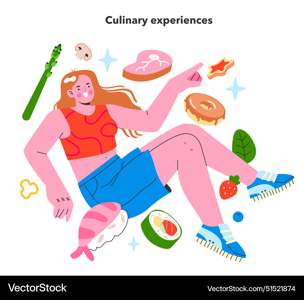 Flavor reversal flat Royalty Free Vector Image