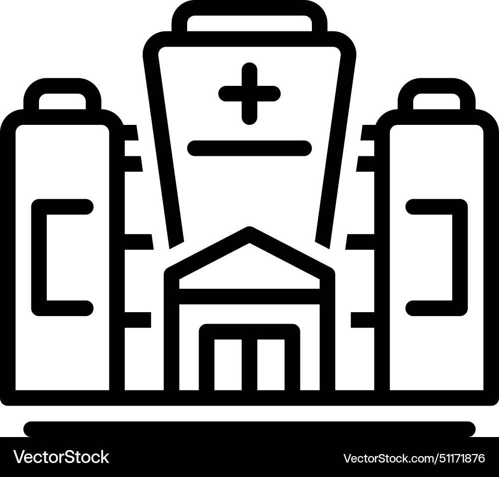 Hospital Royalty Free Vector Image - VectorStock