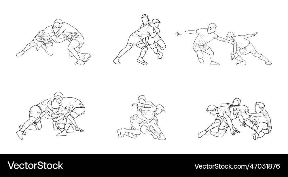 Kabaddi player Royalty Free Vector Image - VectorStock